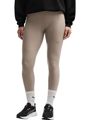 PUMA Cloudspun High Waist Performance Tights - Mouse Gray