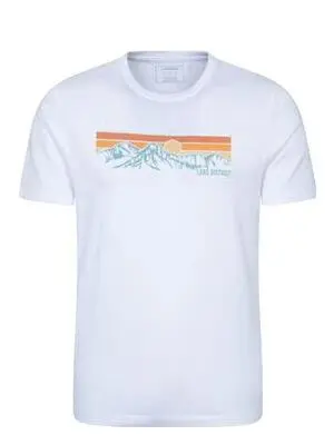Mountain Warehouse Lake District Mountain T-shirt - White