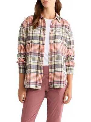 Prana Cabin Core Plaid Flannel Shirt - Multi Plaid