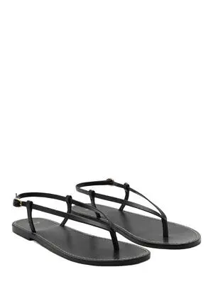 MANGO MANGO Ankle Strap Thong Sandal