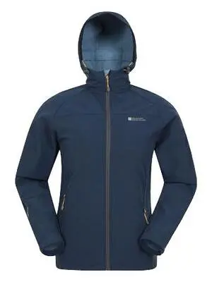 Mountain Warehouse Exodus Waterproof Soft Shell Jacket - Blue