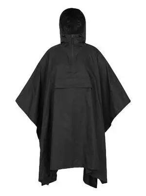 Mountain Warehouse Pakka Waterproof Poncho - Black