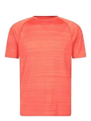 Mountain Warehouse Gender Inclusive Stripe Isocool T-shirt - Bright Orange
