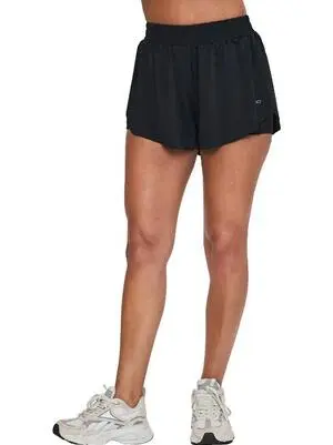 REBODY Silkiflex Flowy High Rise Short - Black