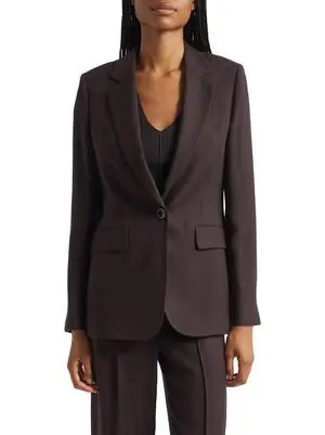 REISS Jodie Single Button Blazer - Grape