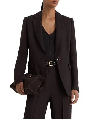 REISS Jodie Single Button Blazer - Grape