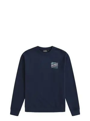 ANIMAL Jonah Cromer Crewneck Sweatshirt - Navy