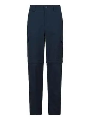 Mountain Warehouse Mountain Warehouse Delta Stretch Zip-Off Cargo Trousers Navy