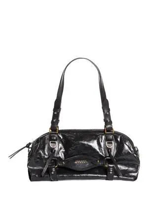 Isabel Marant Étoile Mini Tilpa Leather Bag - Black