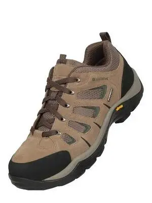 Mountain Warehouse Field Extreme Suede Waterproof Walking Shoes - Khaki