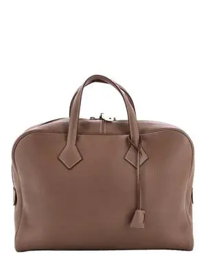 Hermès Victoria Travel Bag Clemence 43 - Grey