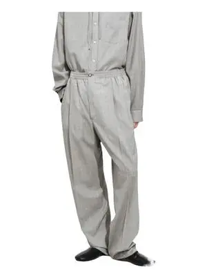 Bottega Veneta Light Wool Toile Pants - Gray