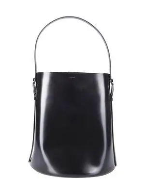 Coperni Leather Bucket Bag - Black