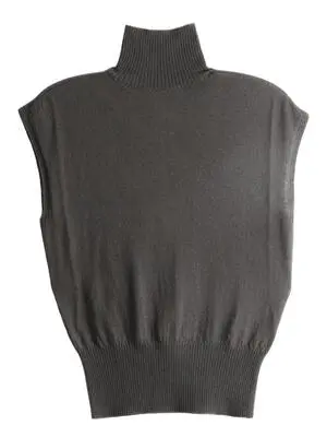 RICK OWENS Rick Owens High-Neck Sleeveless Knit Top