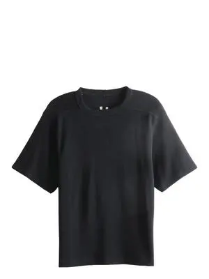 Rick Owens Crew Neck Short-sleeved T-shirt - Black