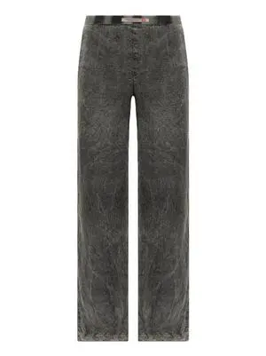 DIESEL® Straight-leg Casual Trousers - Black