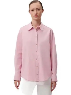 EXQUISE Exquise Jewel Cotton Shirt Pink