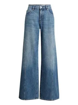 DL1961 DL1961 Alex Low Rise Baggy Wide Leg Jeans