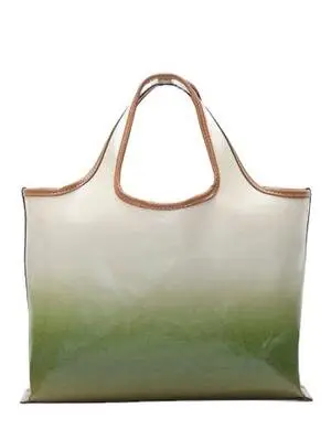 3.1 Phillip Lim Ombre Coated Canvas Mini Market Tote - Flame-cactus Multi