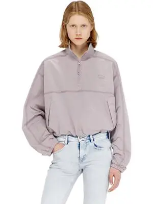 DIESEL® Diesel Relaxed Fit Crinkled Nylon Anorak Jacket