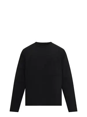 LEMAIRE Crewneck Sweatshirt With Pocket - Black