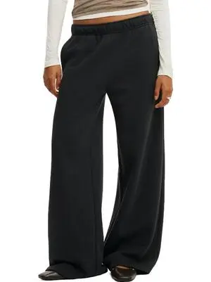 COTTONON Baggy Wide Leg Sweatpants - Shadowstone