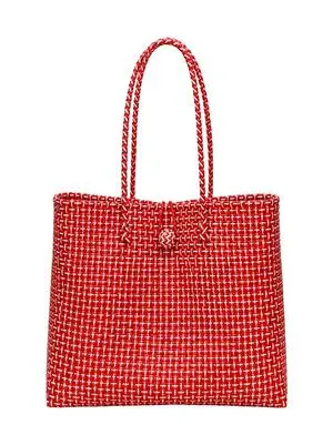 BRUNNA.CO Toko Woven Tote Bag - Red