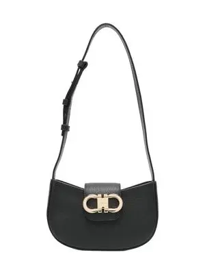FERRAGAMO Double Gancini Leather Mini Bag - Multicolor