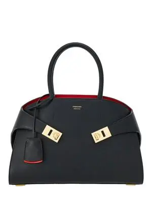 FERRAGAMO Hug Small Leather Handbag - Multicolor