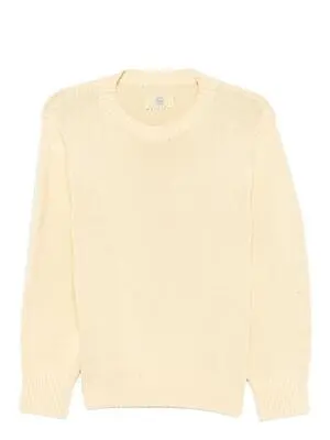 TOTEME Oversized Cotton Crewneck Sweater - Multicolor