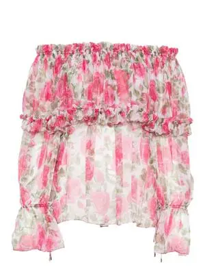 Chloé CHLOE Printed Silk Blouse Multicolor