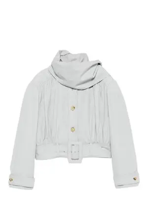 Chloé Cotton And Linen Blend Blouson Jacket - Multicolor