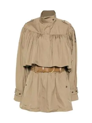 Chloé Cotton Trench Coat - Multicolor