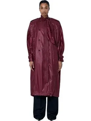 Saint Laurent Long Double-breasted Coat - Multicolor