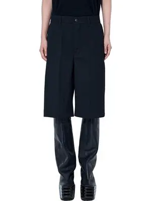 Rick Owens Mid Rise Tailored Culottes - Black