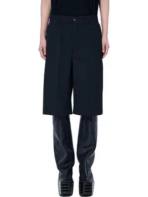 Rick Owens Mid Rise Tailored Culottes - Black