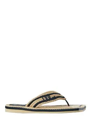 Chloé CHLOE Braided Rope Thong Sandals Multicolor