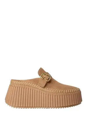 Chloé Nama Wedge Mules - Multicolor