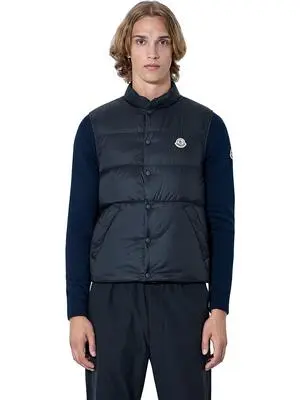 Moncler Tuquerouye Shell Down Vest - Black