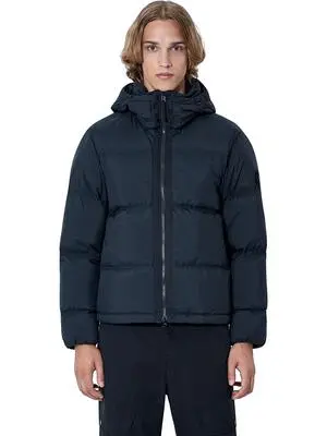 Stone Island Padded Hooded Jacket - Black