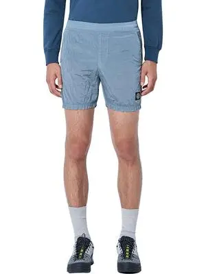 Stone Island Elasticated Waistband Shorts - Blue