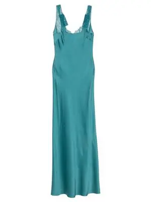 FORTE_FORTE Lace Detail Long Dress - Multicolor