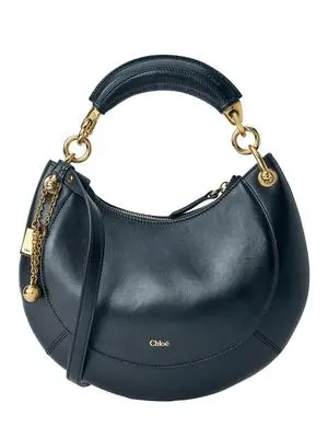 Chloé Small Banana Nappa Zipped Shoulder Bag - Black