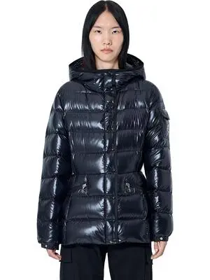 Moncler Barante Quilted High-gloss Down Jacket - Black