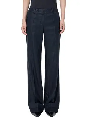 Our Legacy Wide-leg Tailored Trousers - Black