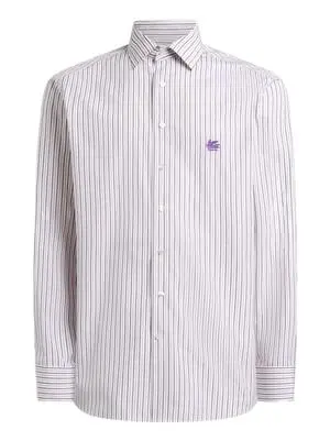 Etro Striped Cotton Shirt - Multicolor