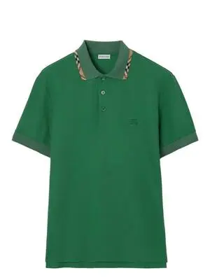 Burberry Logo Cotton Polo Shirt - Multicolor