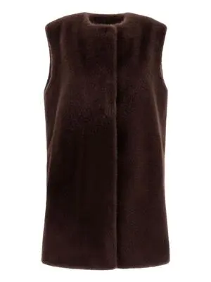 Herno Faux Fur Vest - Multicolor