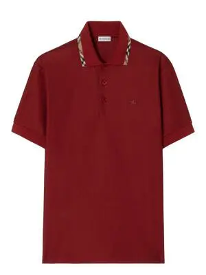 Burberry Burberry Men Logo Cotton Polo Shirt Multicolor