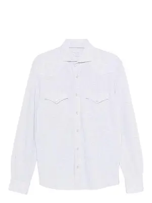 Brunello Cucinelli Brunello Cucinelli Men Cotton Shirt Multicolor
